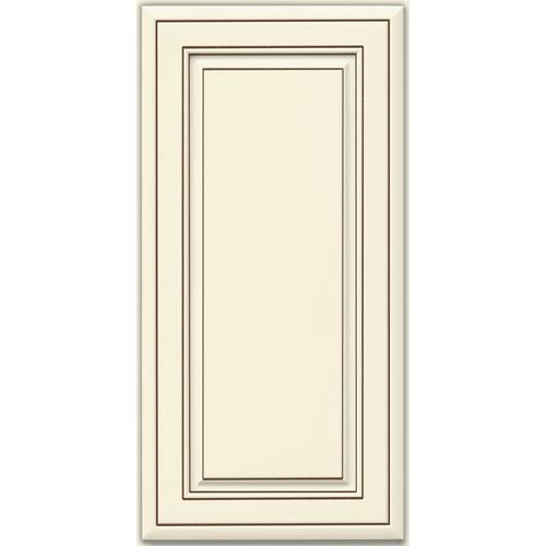 KraftMaid 15-in W x 15-in H x D Canvas W/Cocoa Highlight Maple Kitchen ...