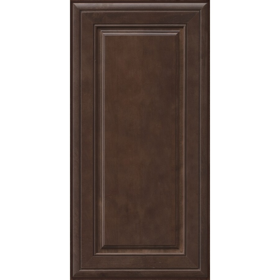 KraftMaid Carolton Maple Molasses Stain 15-in x 15-in Cabinet Sample ...
