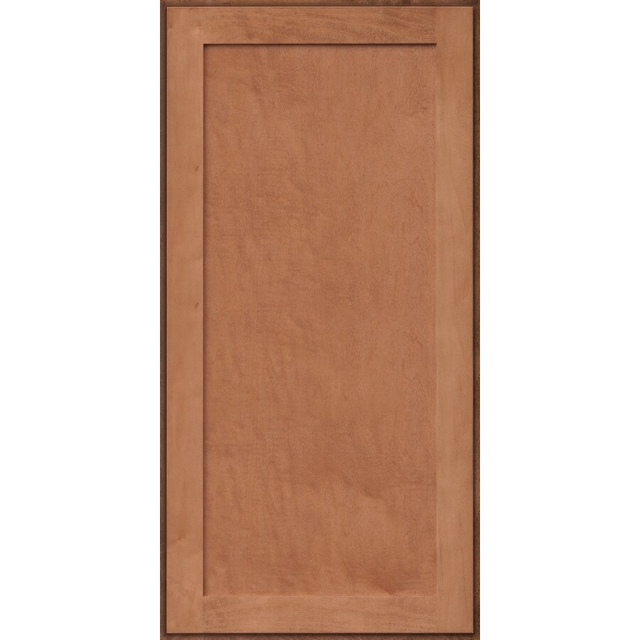 KraftMaid Lento Maple Ginger Stain 15-in x 15-in Cabinet Sample Door at ...