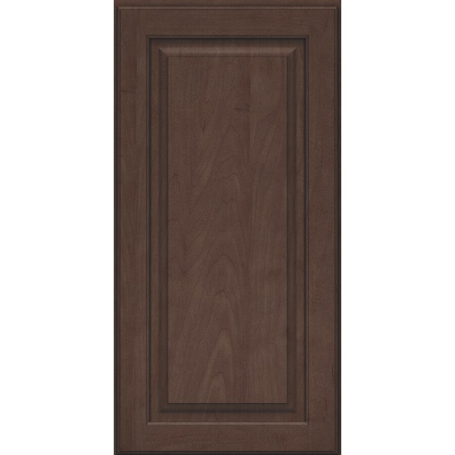 KraftMaid Montclair Maple Square-Full Molasses Stain 15-in x 15-in ...