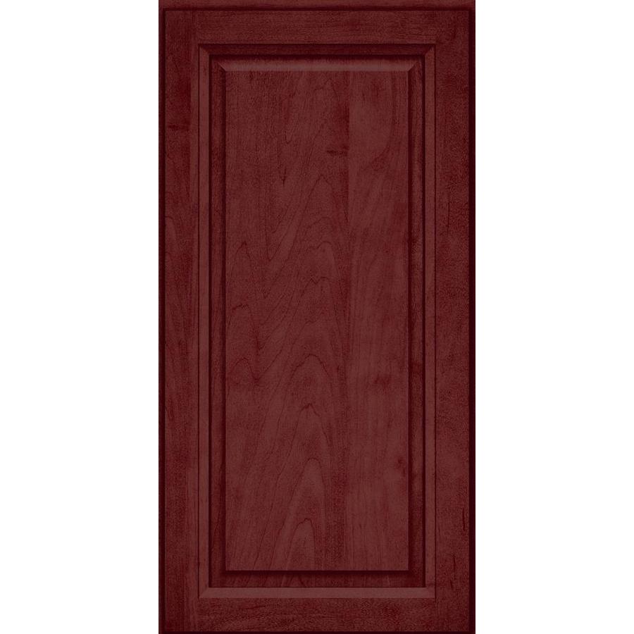 KraftMaid Parkhurst Maple Cabernet Stain 15-in x 15-in Cabinet Sample ...
