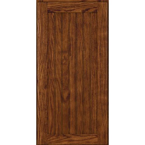 KraftMaid Briarwood Oak Cognac Stain 15-in x 15-in Cabinet Sample Door ...
