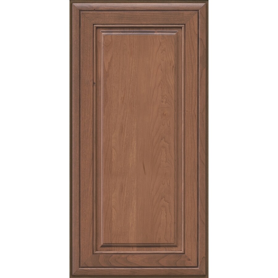 KraftMaid Carolton Cherry Husk Stain Suede 15-in x 15-in Cabinet Sample ...