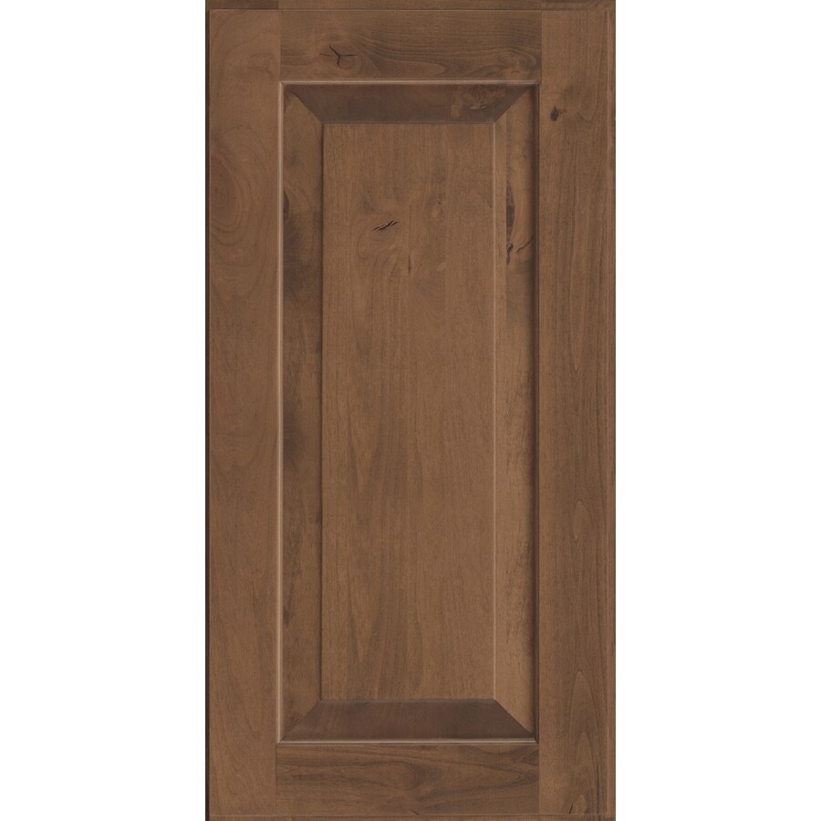 KraftMaid Dakota Rustic Alder Husk Stain Suede 15-in x 15-in Cabinet ...