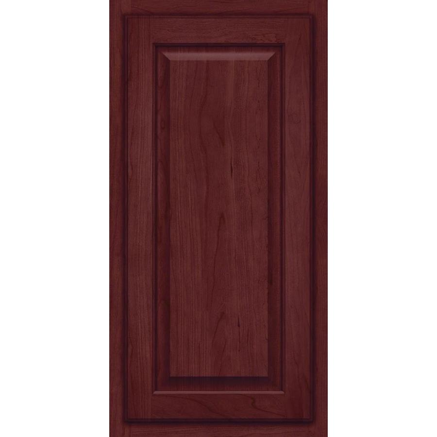KraftMaid Fox Ridge Cherry Square- Half Overlay Cabernet Stain Suede 15 ...
