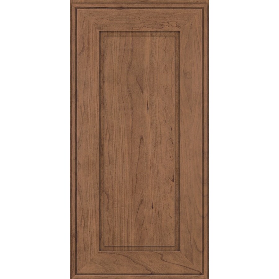 KraftMaid Gresham Cherry Husk Stain Suede 15-in x 15-in Cabinet Sample ...