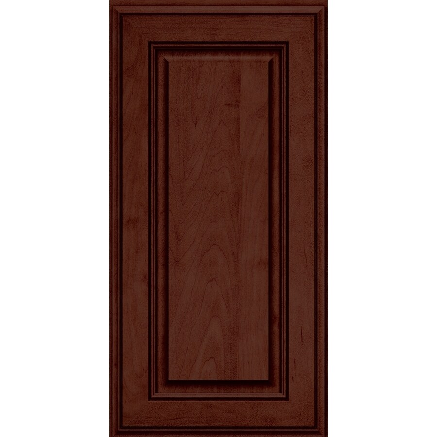 KraftMaid Jamestown Maple Kaffe Stain Suede 15-in x 15-in Cabinet ...