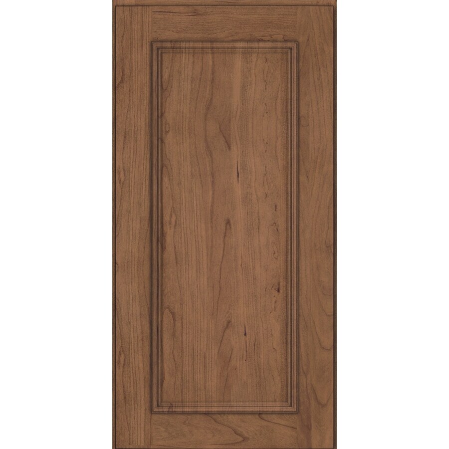 KraftMaid Lowell Cherry Husk Stain Suede 15-in x 15-in Cabinet Sample ...