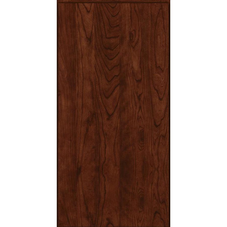 KraftMaid Malibu Cherry Kaffe Stain Suede 15-in x 15-in Cabinet Sample ...