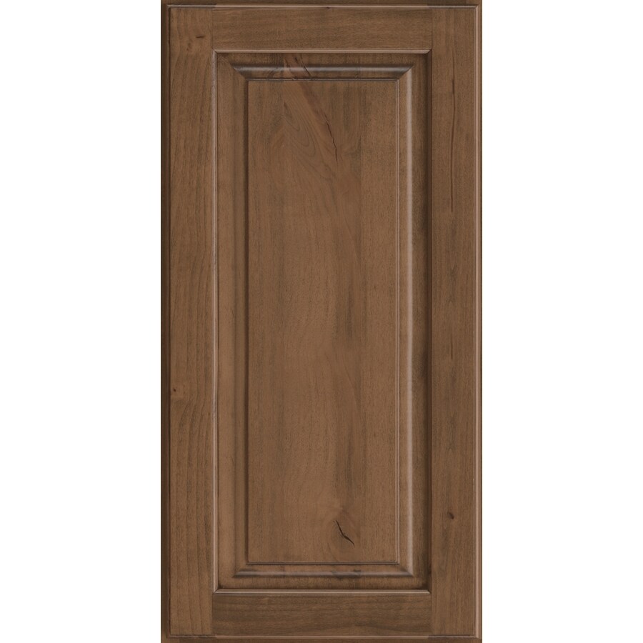 KraftMaid Montclair Rustic Alder Square- Full Husk Stain Suede 15-in x ...