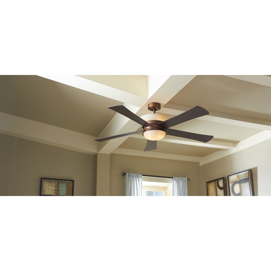 allen + roth Macbay 58-in Ceiling Fan with Light Kit and Remote (5 ...