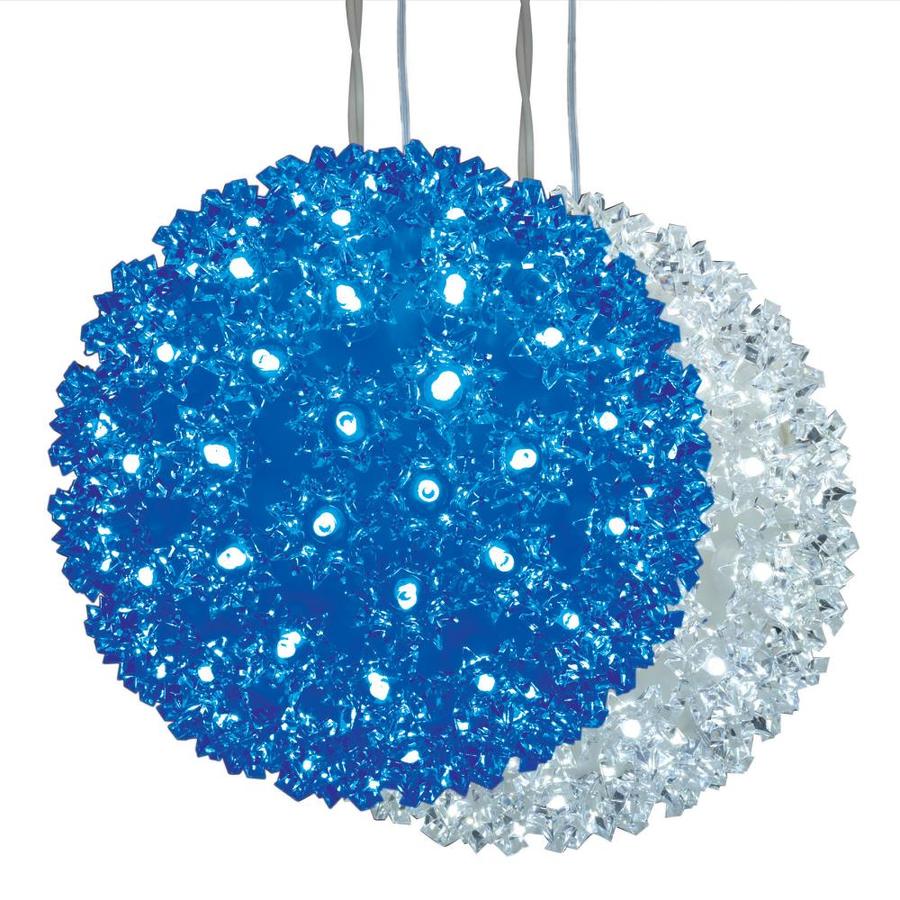 GE 7.2-in Hanging Sphere Ball Light Display with Color Changing LED ...