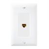 Legrand Plastic CAT5e Ethernet Wall Jack at Lowes.com