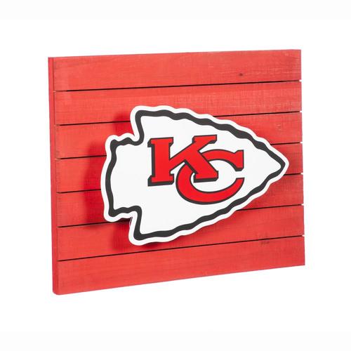 Kansas City Chiefs 15-in H x 2.2-in W Sports Metal Sign at Lowes.com