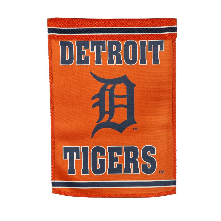 Evergreen Detroit Tigers 1.04-ft W x 1.5-ft H Mlb Detroit Tigers Flag ...