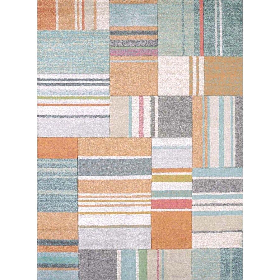 United Weavers Of America Urban Galleries 5 x 8 Multicolor Block Area ...