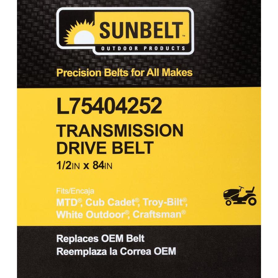 Sunbelt Multiple Sizes Transmission Drive Belt Belt for Riding Mower ...