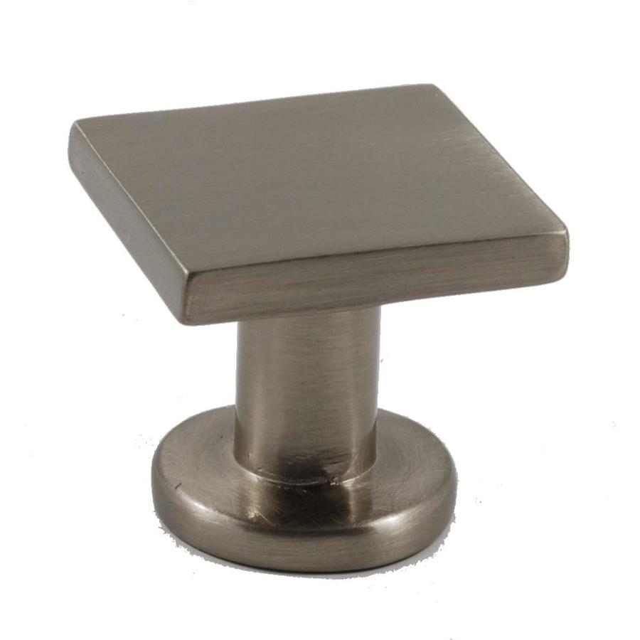 Residential Essentials 1-in Satin Nickel Square Traditional Cabinet ...