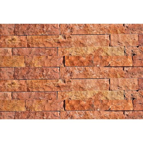 Natural Stone Veneer Set of 50 SQFT-Ledgestone- Red Rock-12inx24in 50 ...