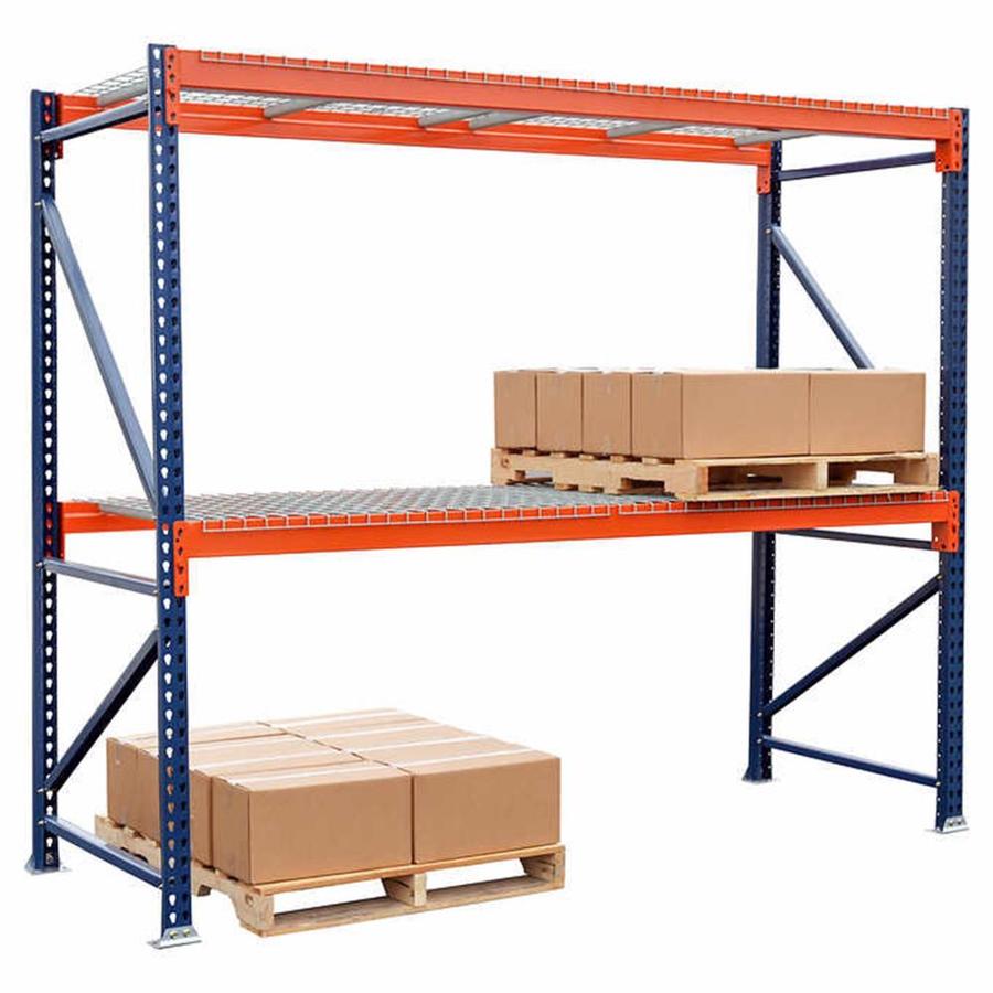 Storage Concepts 42-in D x 108-in W x 144-in H 2-Tier Steel Pallet ...