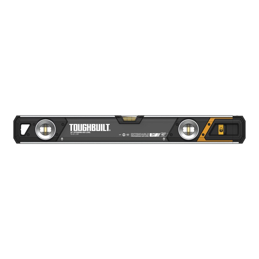 TOUGHBUILT ToughBuilt 24-in to 40-in Extendable Box Level in the Levels ...