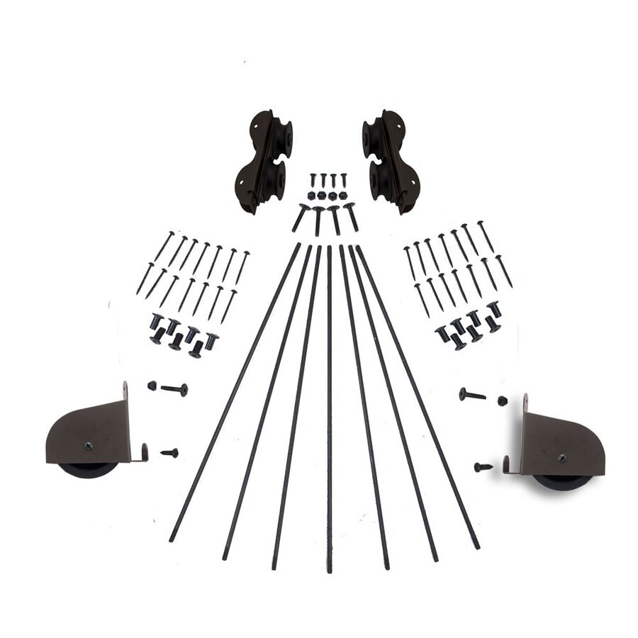 Quiet Glide Bronze Library Ladder Hardware Kit at Lowes.com