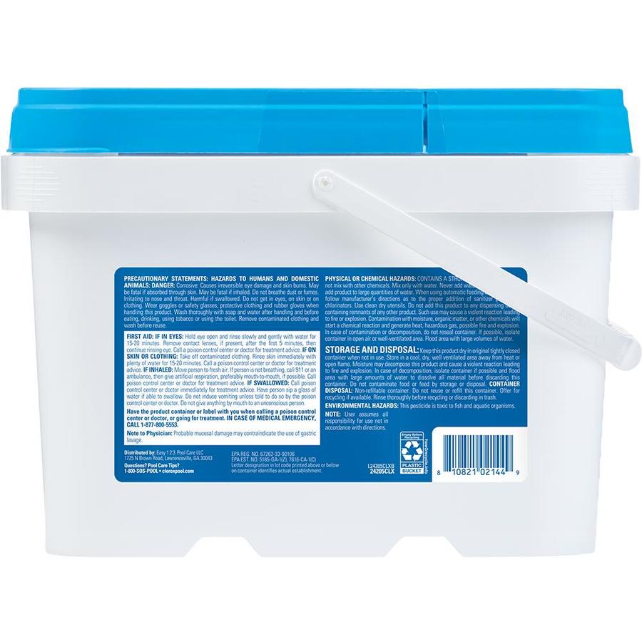 Clorox Pool&Spa XtraBlue Chlorinating Tablets- 5 lb 5-lb Bucket 3-in ...
