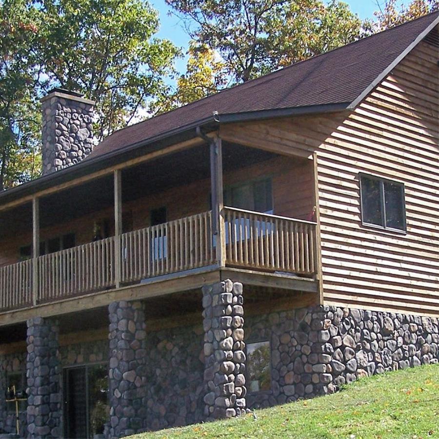 M-Rock Cascade River 100-sq ft Brown Manufactured Stone Veneer at Lowes.com