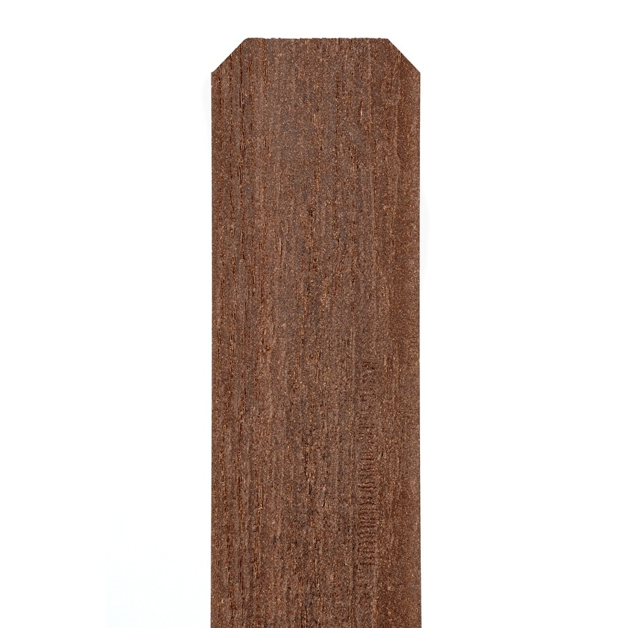 Woodshades Woodshades Rustic Cedar Composite Fence Picket (Common: 1/2 ...