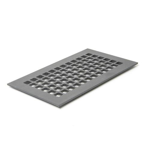 Reggio Register Square Black Floor Register (Duct Opening: 14-in x 6-in ...