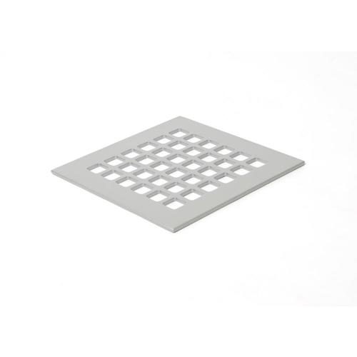 Reggio Register Square Silver Floor Register (Duct Opening: 6-in x 6-in ...