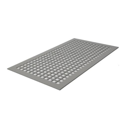 Reggio Register Square Silver Floor Register (Duct Opening: 24-in x 14 ...