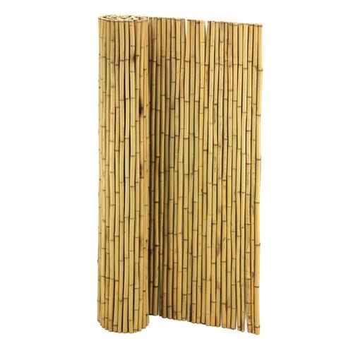 Cali Bamboo (Actual: 8-ft x 6-ft) Bamboo Fencing Natural Bamboo Privacy ...