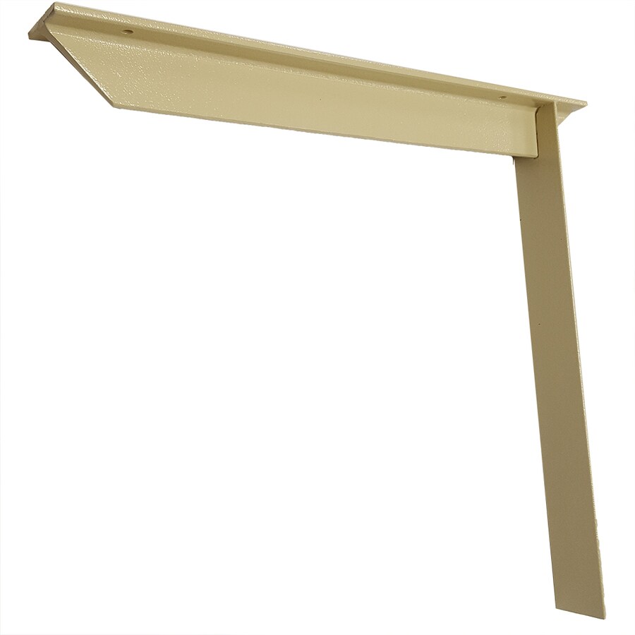 CounterBalance Concealed Bracket 18-in x 2-in x 20-in Almond Countertop ...