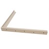CounterBalance Hybrid Bracket 18-in x 1.5-in x 18-in White Countertop ...