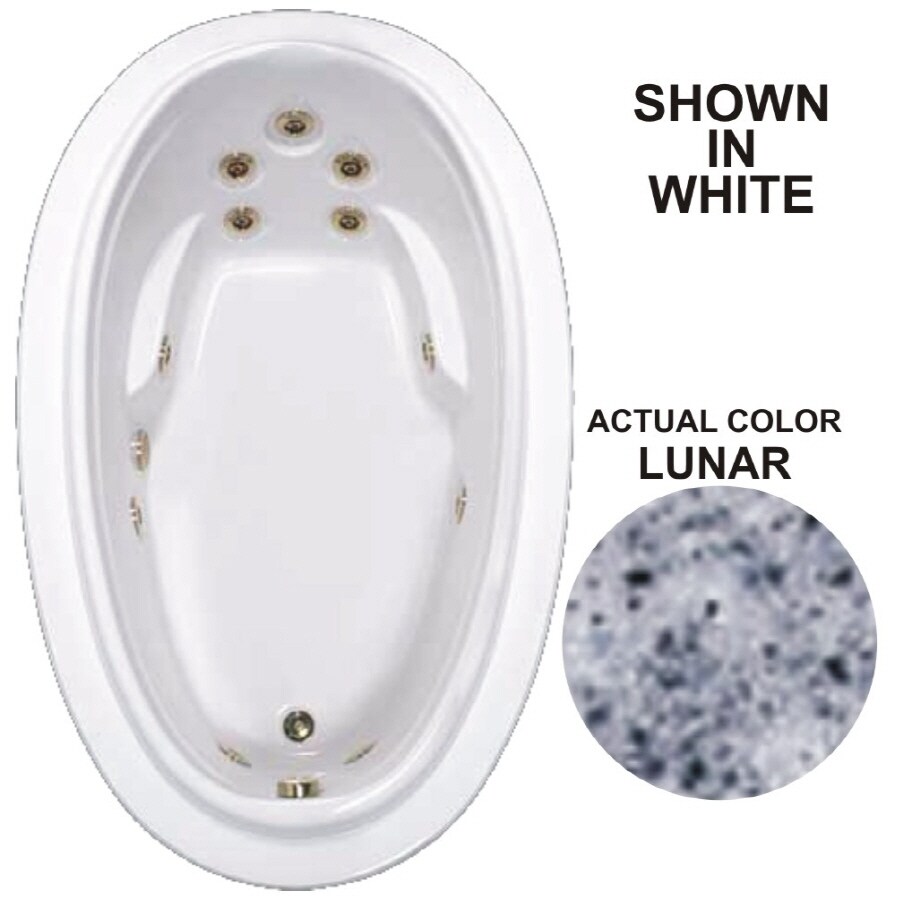 Watertech Whirlpool Baths Elite 44.125-in x 70.875-in Lunar Acrylic ...