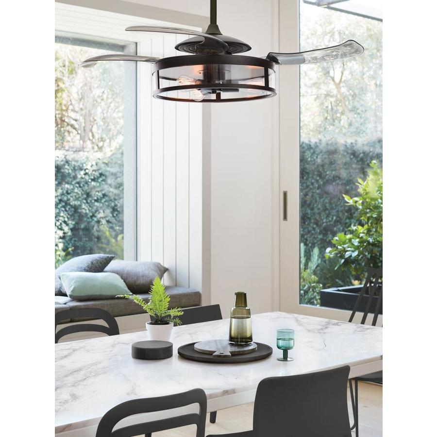 Fanaway Classic Antique Black 48-in Indoor Ceiling Fan (4-Blade) in the ...
