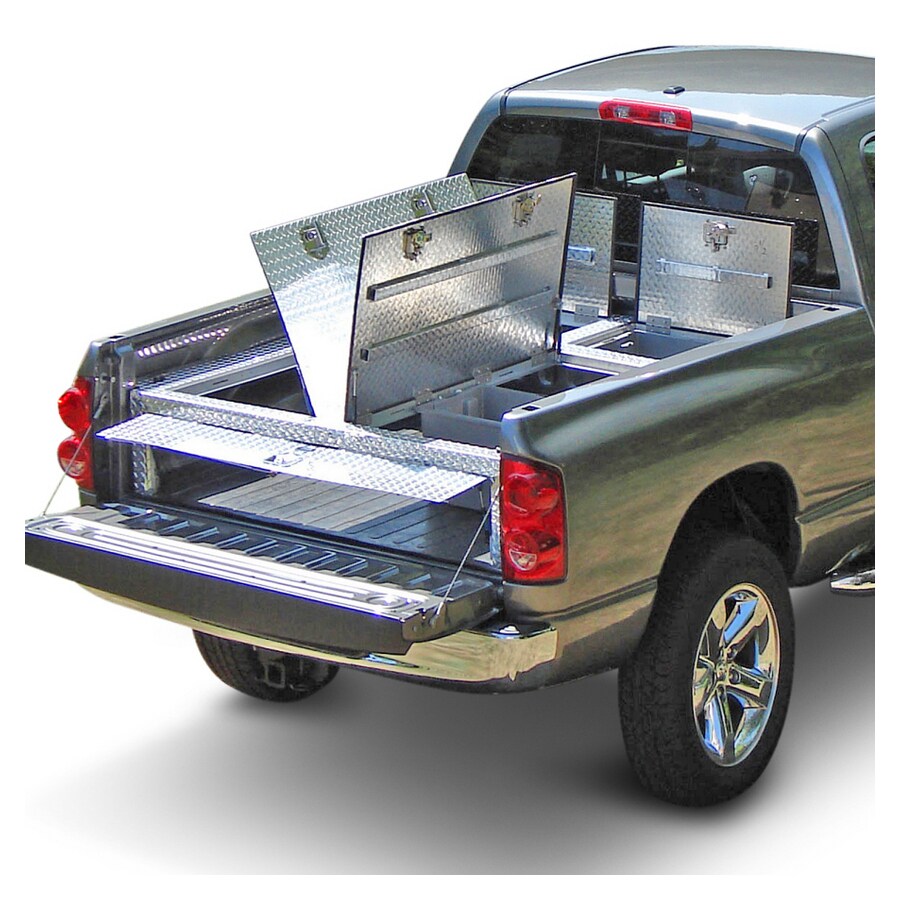 DAMAR TruckDeck Diamond Plate Aluminum Truck Tool Box in the Automotive department at Lowes