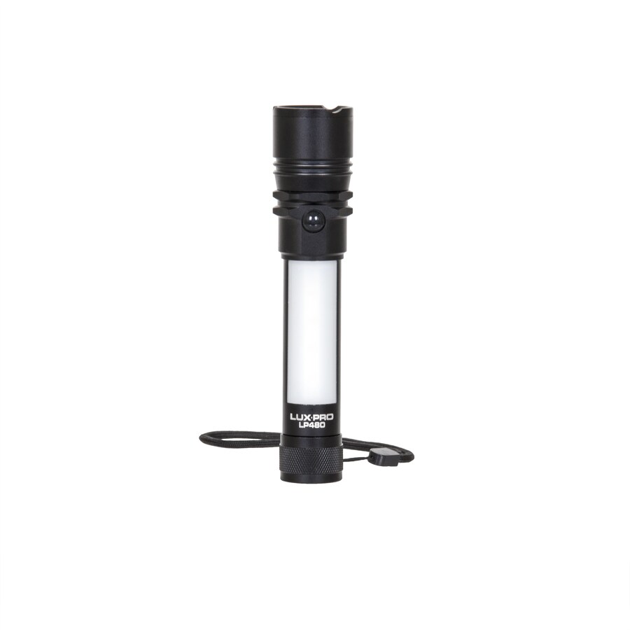 Lux-Pro 200-Lumen LED Spotlight Flashlight (Battery Included) in the ...