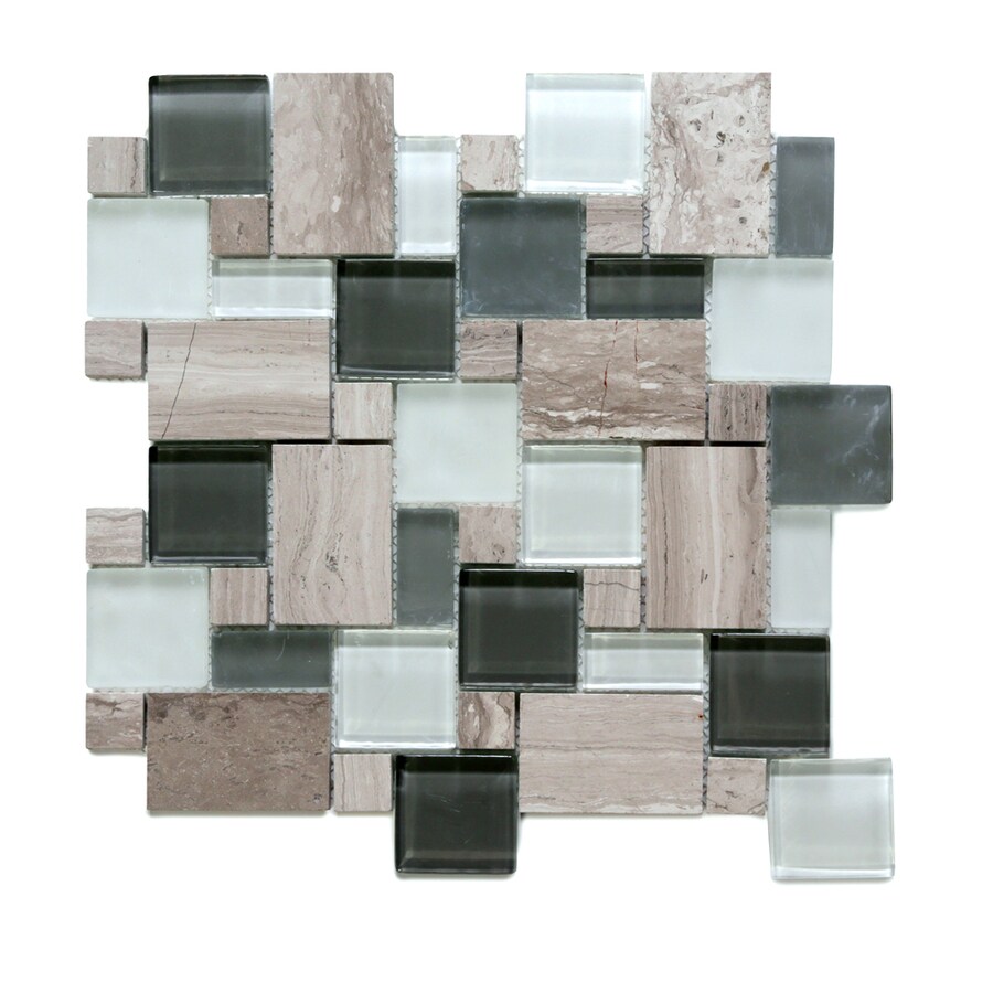 Solistone Opera Glass 10-Pack Bel Canto Light 12-in x 12-in Multi ...