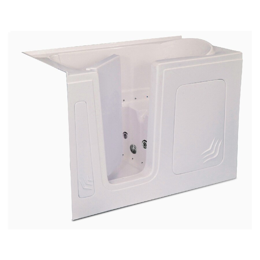 Endurance Endurance Tubs 32-in L x 60-in W x 38-in H Biscuit Acrylic ...