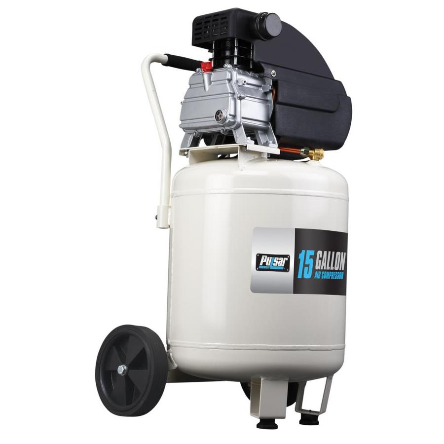 Pulsar Products Pulsar 15-Gallon Single Stage Portable Electric Twin ...