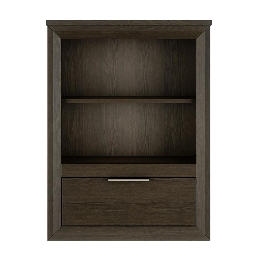 Scott Living Robinson 24-in W x 32-in H x 10-in D Coffee Oak Bathroom ...