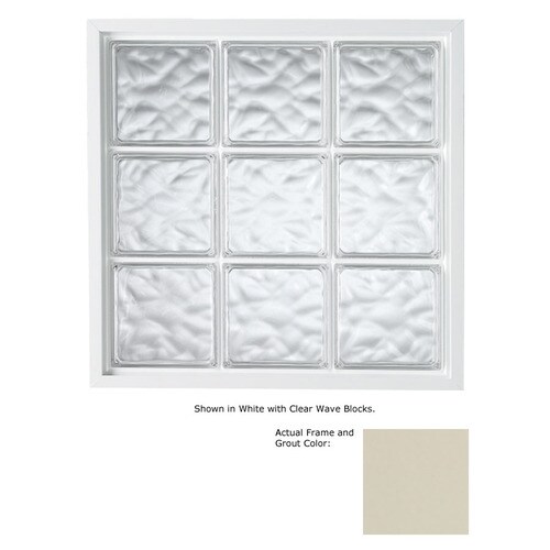 Hy-Lite Design Vinyl New Construction Acrylic Block Window (Rough ...