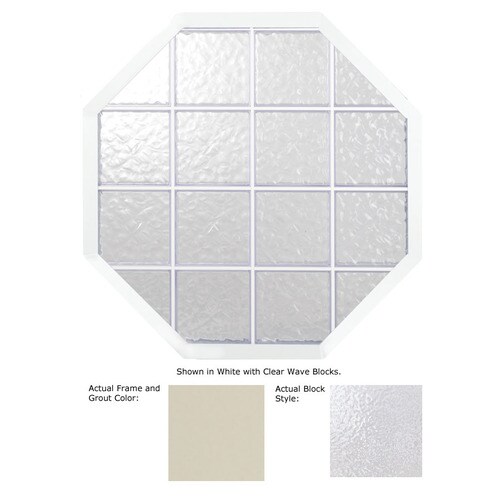 Hy-Lite Design Vinyl New Construction Acrylic Block Window (Rough ...