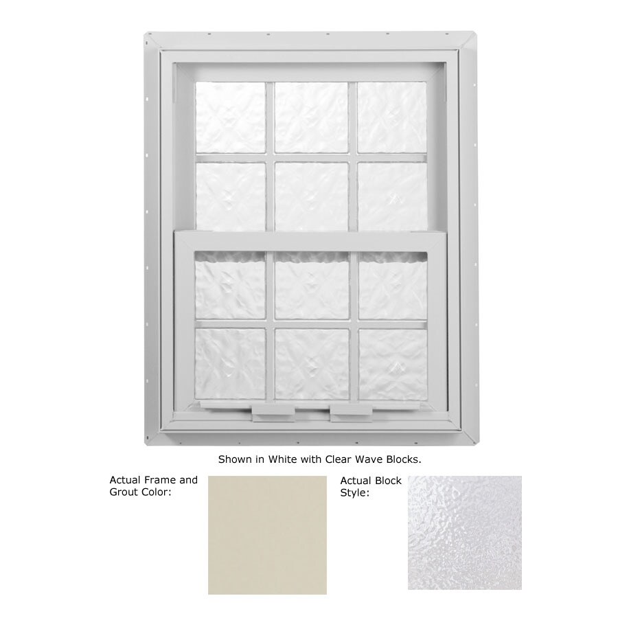Hy-Lite 27-5/8-in x 28-1/2-in Design Series Vinyl Double Pane Single ...