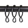Rod Desyne 10-Pack 1.75-in Black Curtain Ring at Lowes.com