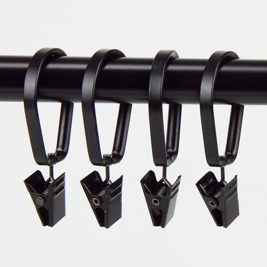 Rod Desyne 10-Pack 1-in Black Curtain Ring at Lowes.com