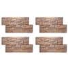 GenStone Stacked Stone 28-sq ft Desert Sunrise Faux Stone Veneer at ...