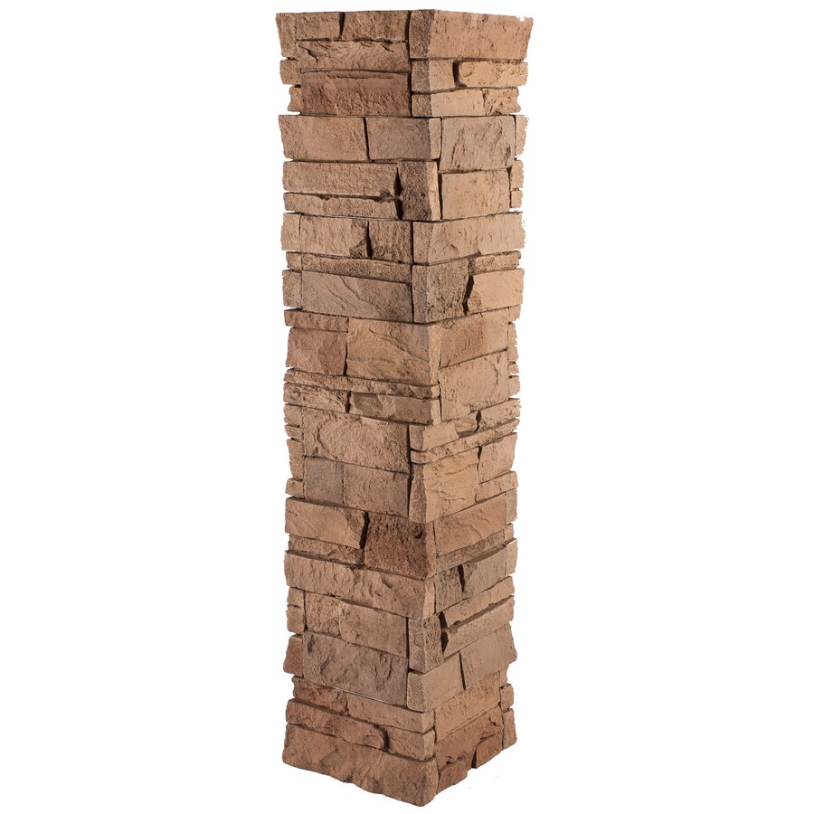 GenStone GenStone Panels 16-sq ft Desert Sunrise Faux Stone Veneer at ...
